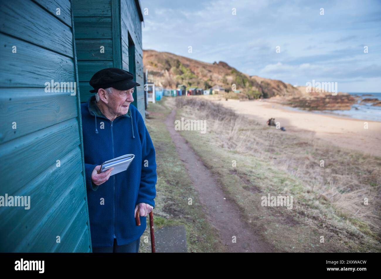 From 2015, file image. Portraits of 80 year old artist Eric Ritchie at ...
