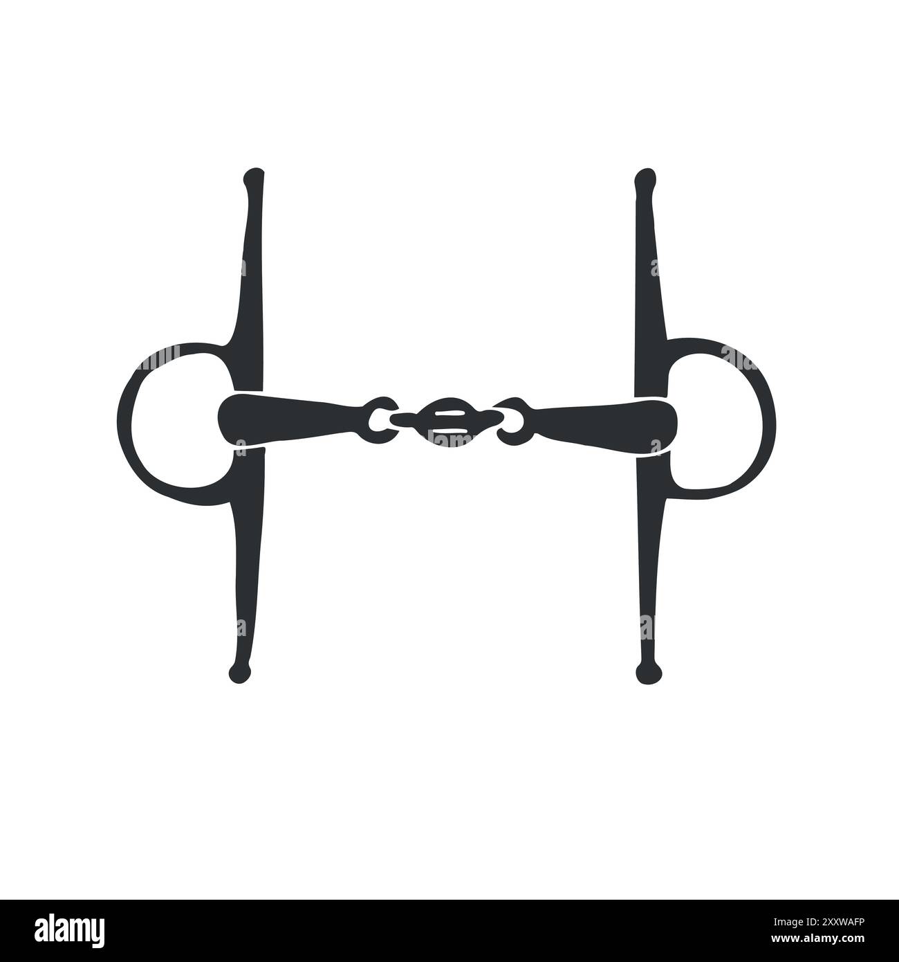 Horse bit drawing Black and White Stock Photos & Images - Alamy