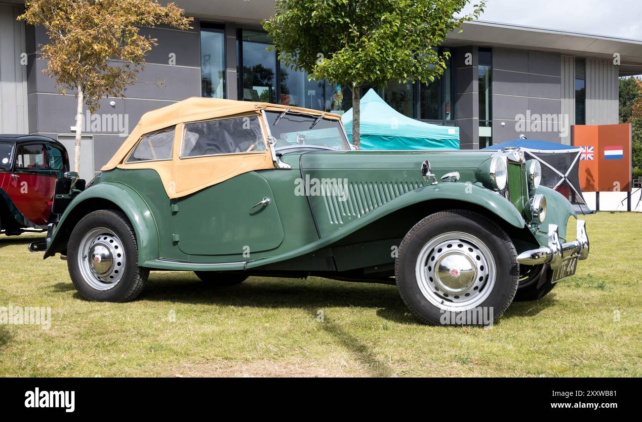 MG TD Midget sports car, Lincolnshire Bomber Command Centre, Lincoln ...