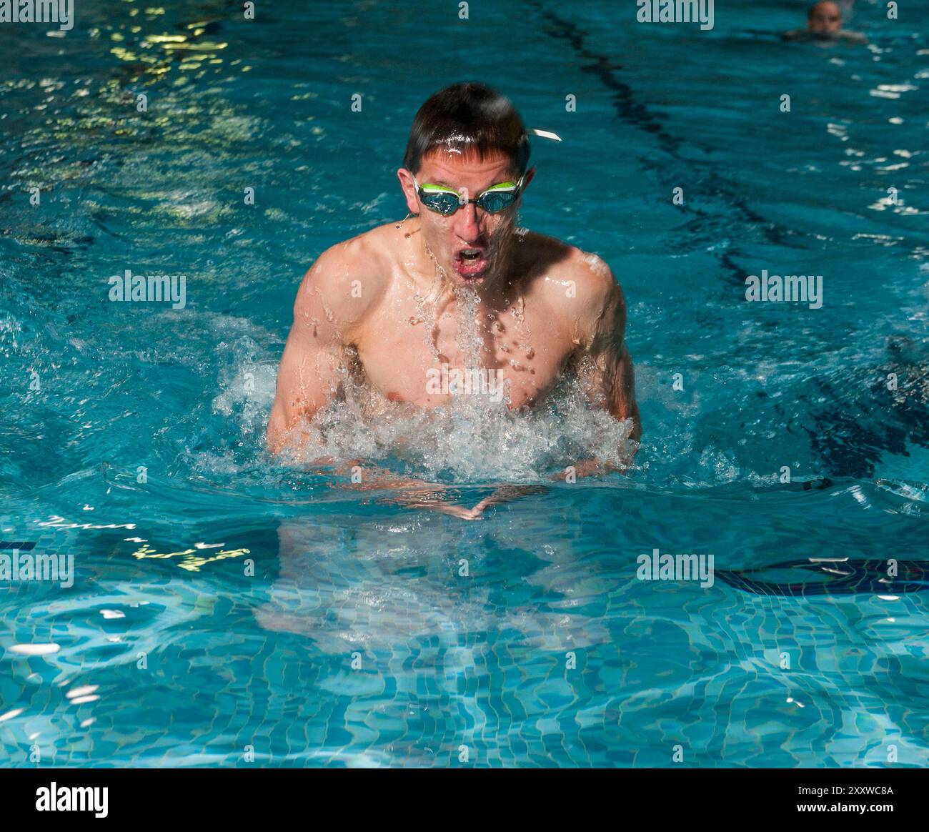 Paralympic swimmer Scott Quin Paralympian PIC PHIL WILKINSON / Alamy ...
