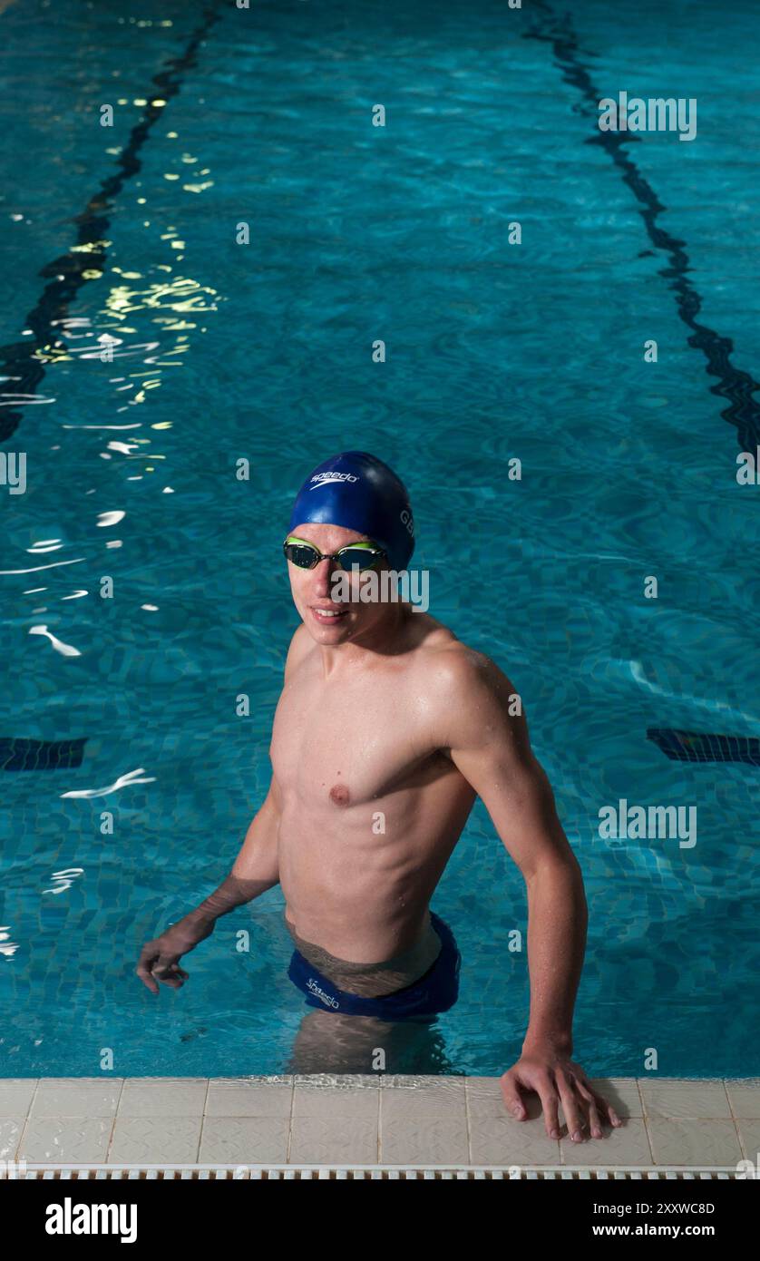 Paralympic swimmer Scott Quin Paralympian PIC PHIL WILKINSON / Alamy ...