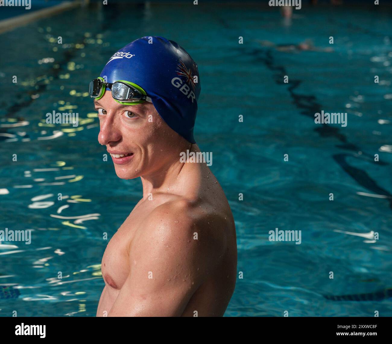 Paralympic swimmer Scott Quin Paralympian PIC PHIL WILKINSON / Alamy ...
