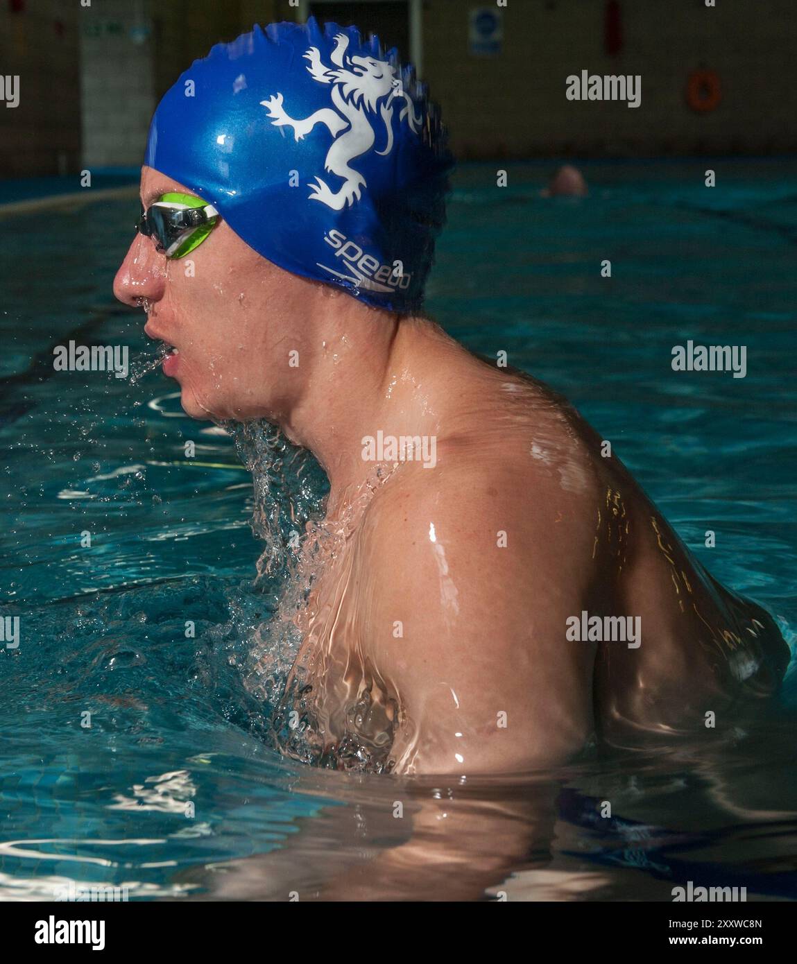 Paralympic swimmer Scott Quin Paralympian PIC PHIL WILKINSON / Alamy ...