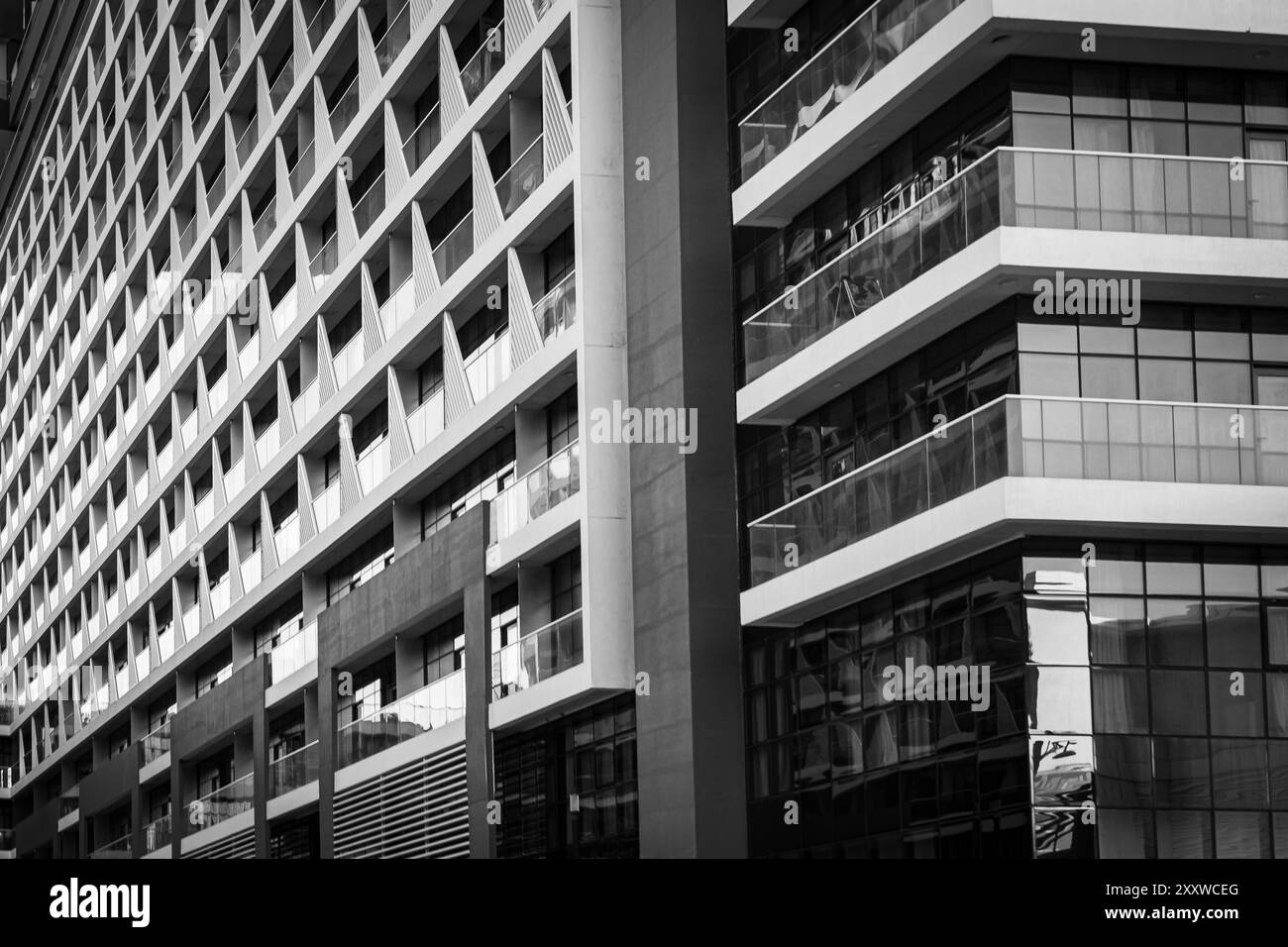 Modern office building. Cityscape office buildings with modern ...