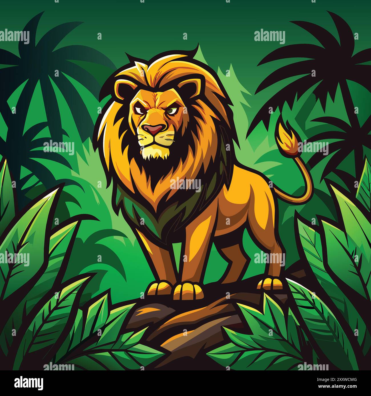 Bold lion design hi-res stock photography and images - Alamy