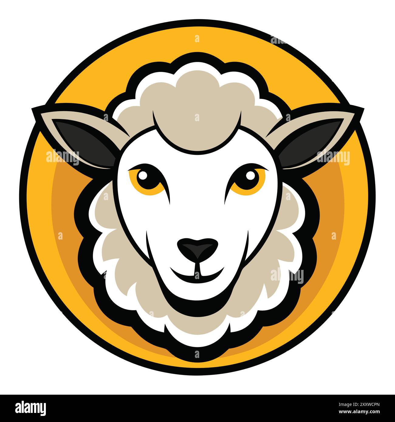 Animal collage sheep Stock Vector Images - Alamy