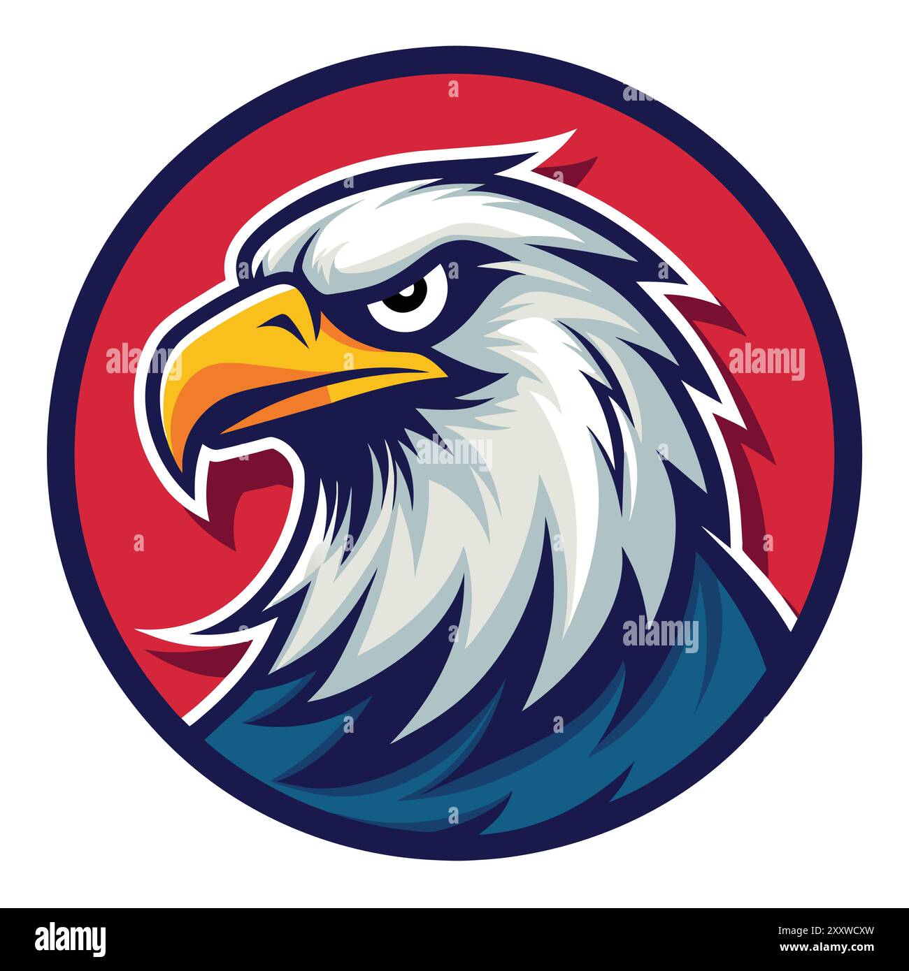 Bold eagle logo hi-res stock photography and images - Alamy