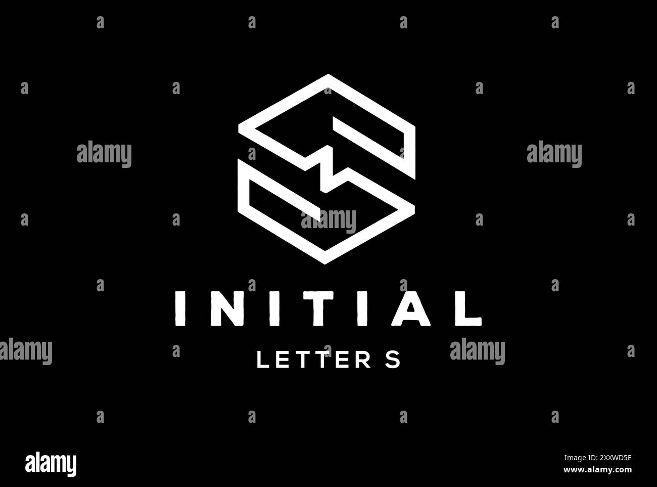 Letter s badge logo Black and White Stock Photos & Images - Alamy