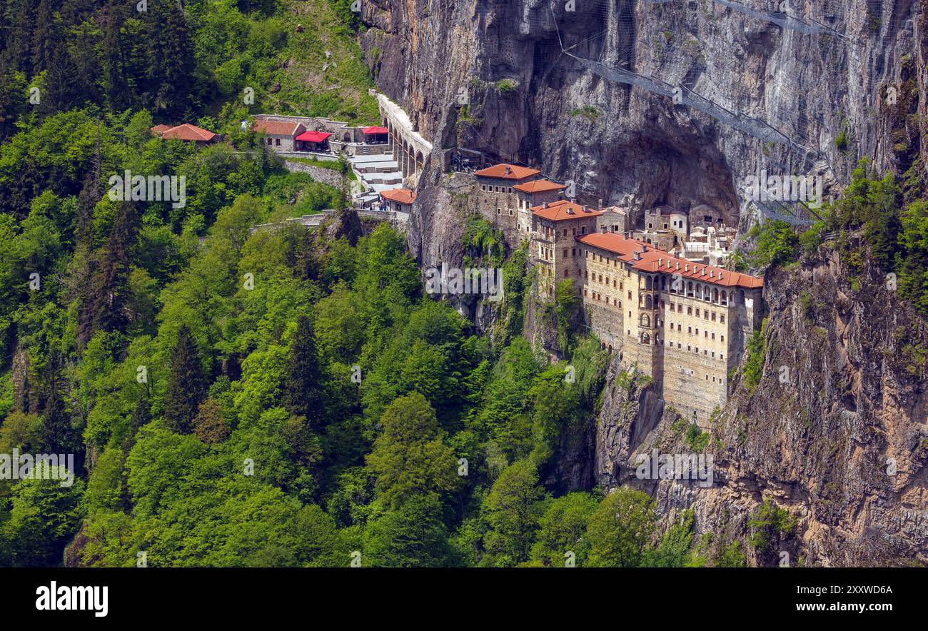 Sumela Monastery (Turkish: Sümela Manastırı) is a Greek Orthodox ...