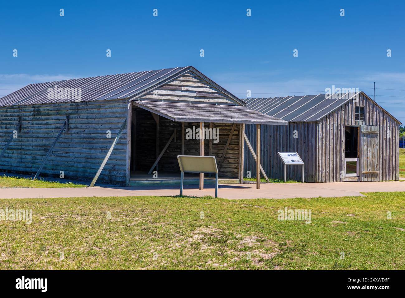 Kill Devil Hills, Outer Bank, North Carolina, USA - April 18, 2024: Wright Brothers memorial ...