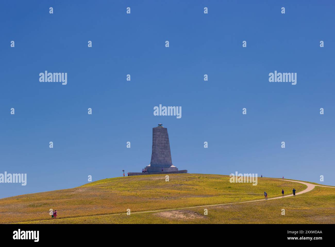 Kill Devil Hills, Outer Bank, North Carolina, USA - April 18, 2024: Wright Brothers memorial ...
