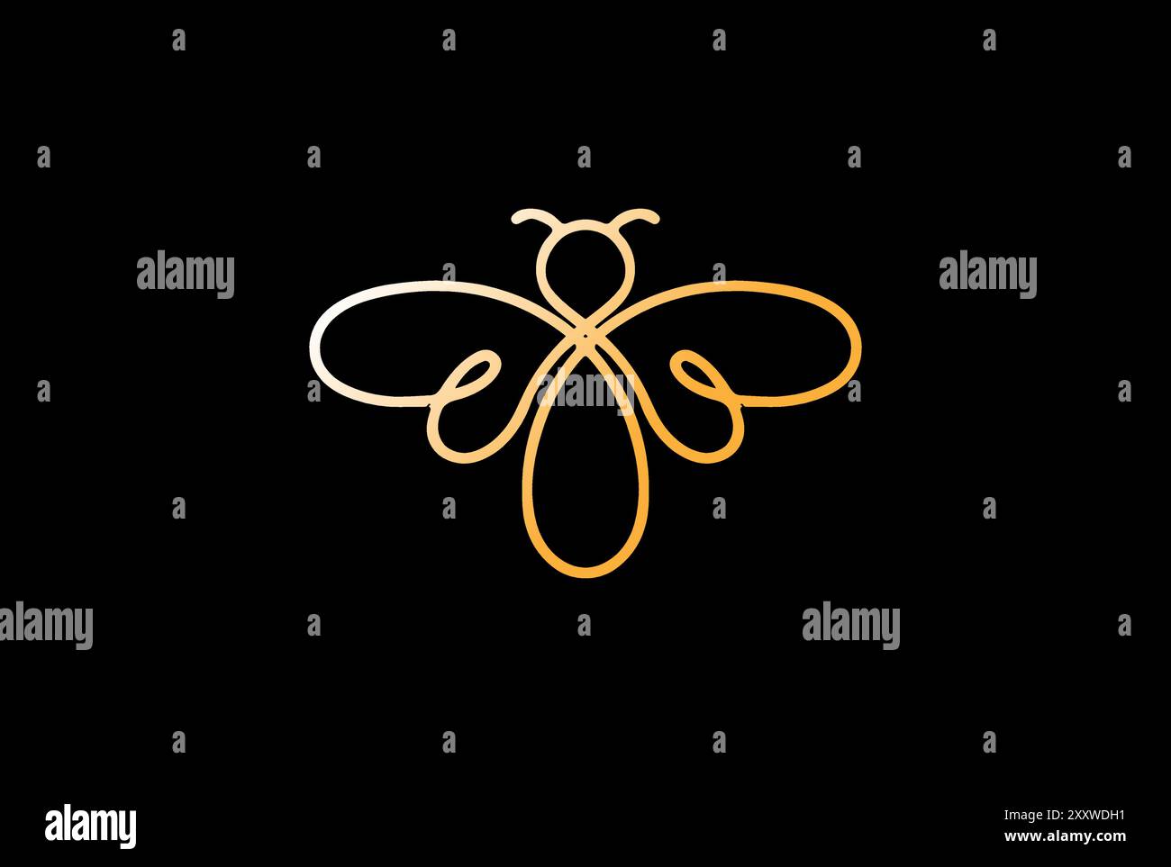 Bug wings outline hi-res stock photography and images - Alamy