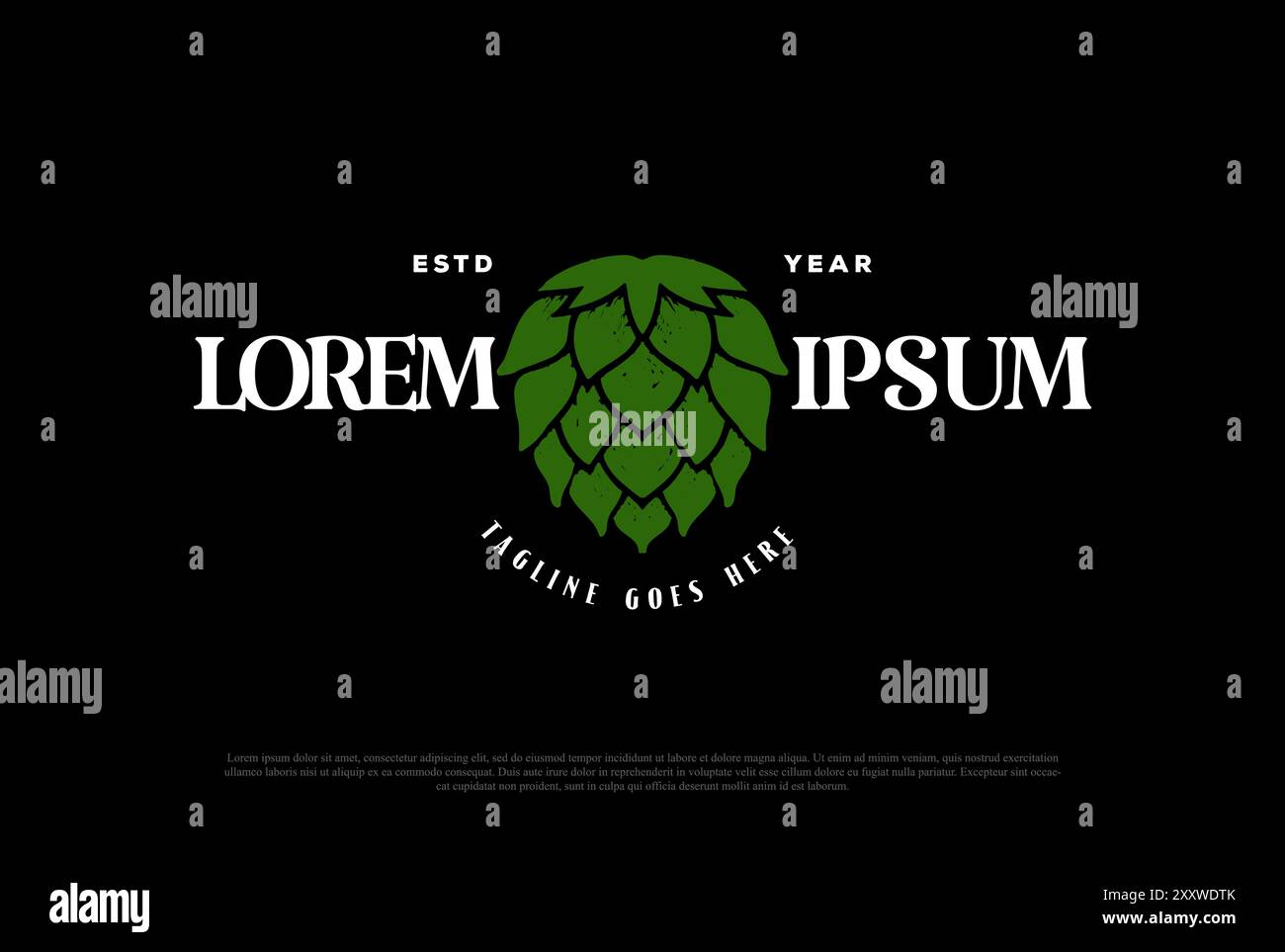 Hop house Stock Vector Images - Alamy