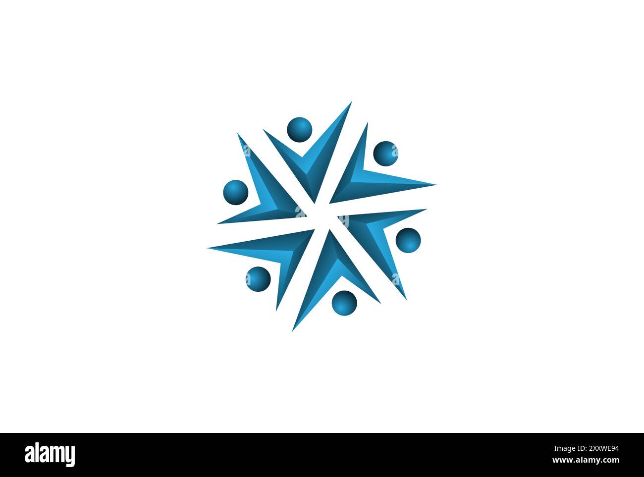 Human Leaf Flower Charity Diversity Community Logo Design Vector Stock ...