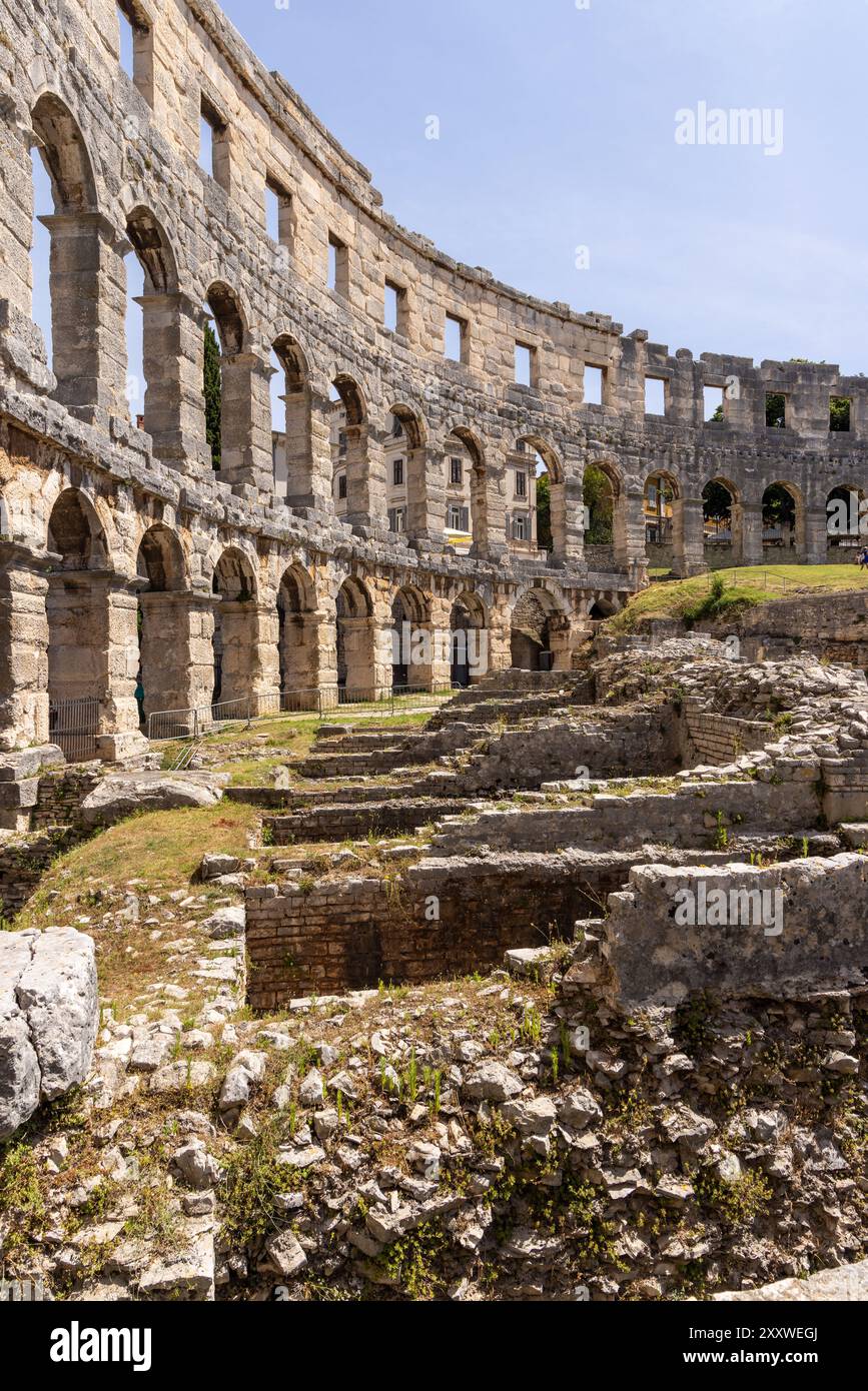The Pula Arena is a Roman amphitheatre located in Pula and is the ...
