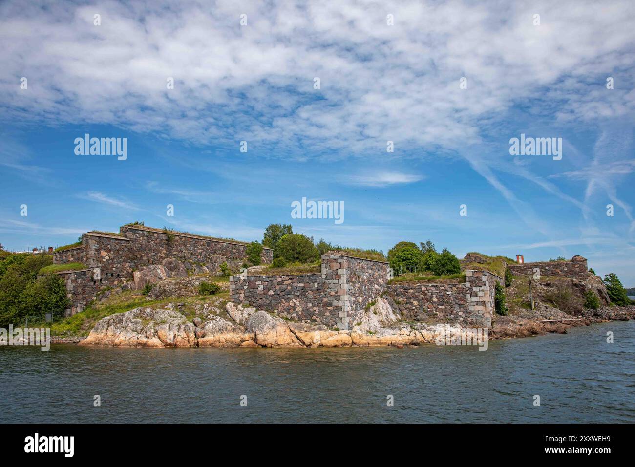 Suomenlinna fortification, an Unesco world heritage site, in Iso ...