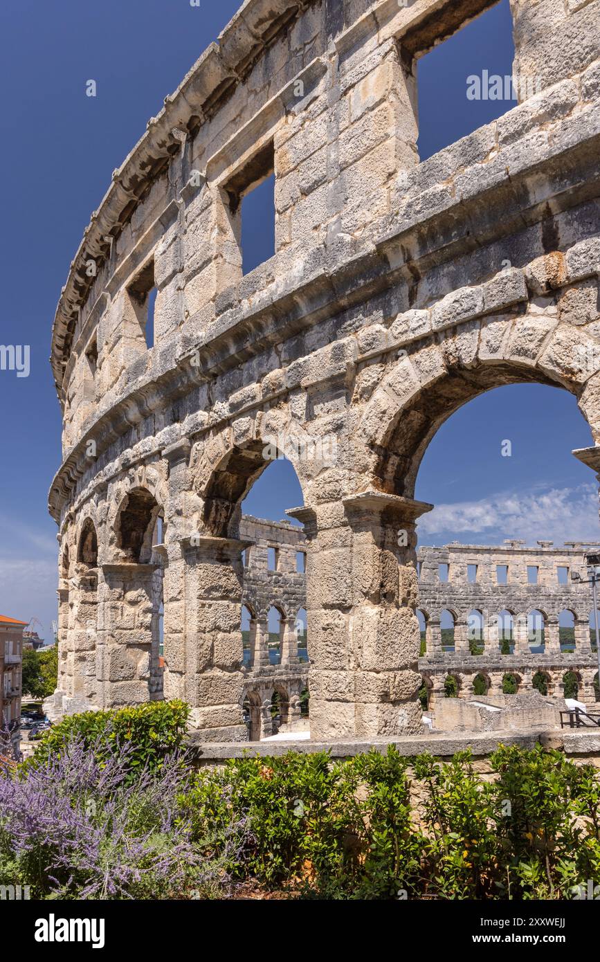 The Pula Arena is a Roman amphitheatre located in Pula and is the ...