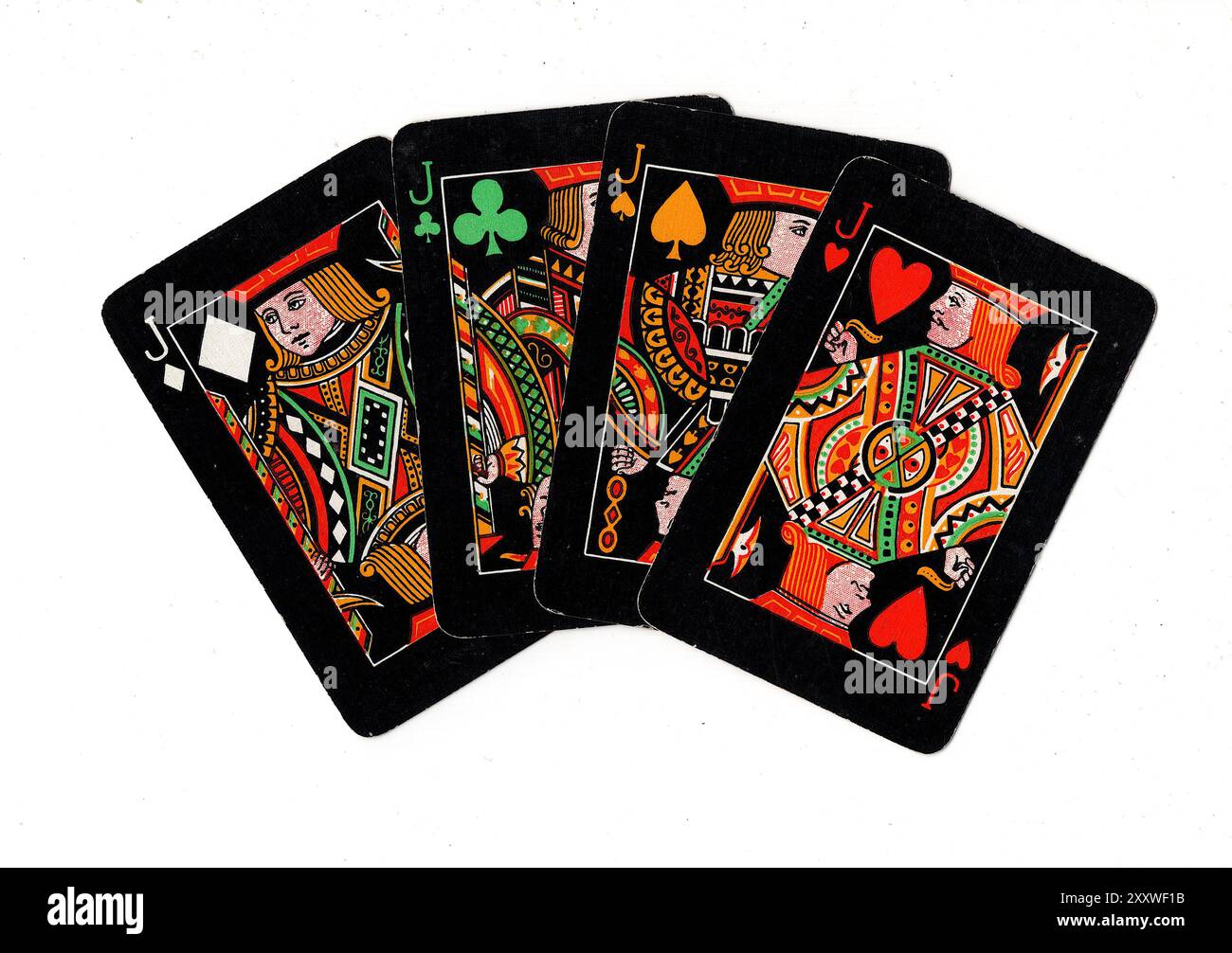 Four jacks playing cards hi-res stock photography and images - Alamy