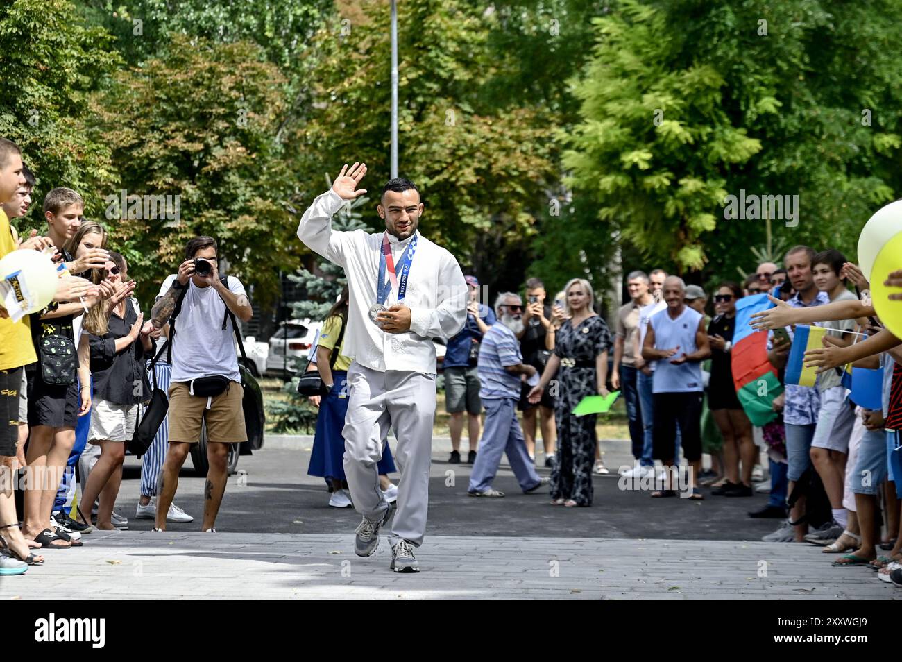 Non Exclusive: ZAPORIZHZHIA, UKRAINE - AUGUST 21, 2024 - Ukrainian ...