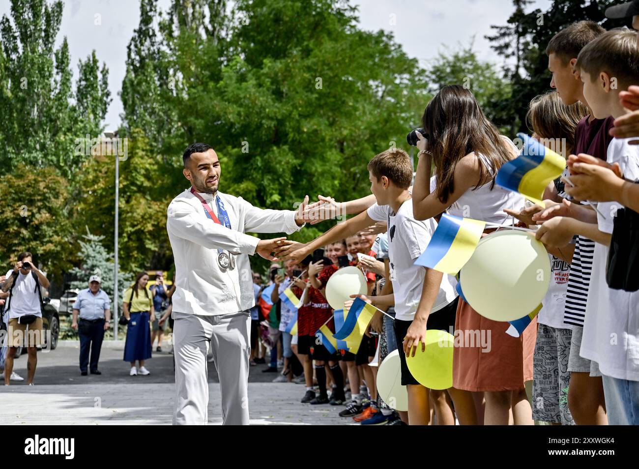 Non Exclusive: ZAPORIZHZHIA, UKRAINE - AUGUST 21, 2024 - Ukrainian ...