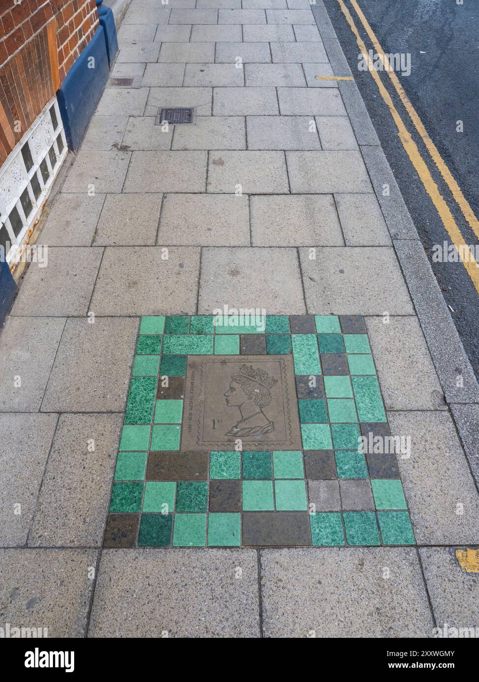 Norwich lanes stamp hi-res stock photography and images - Alamy