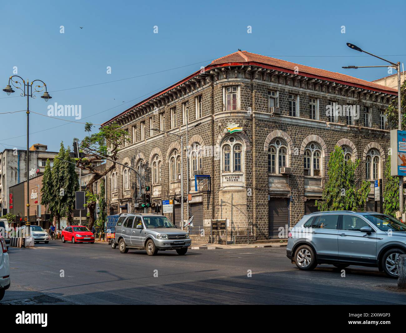 03 31 2024 Vintage Old Ston house Electric House, Colaba, Mumbai ...
