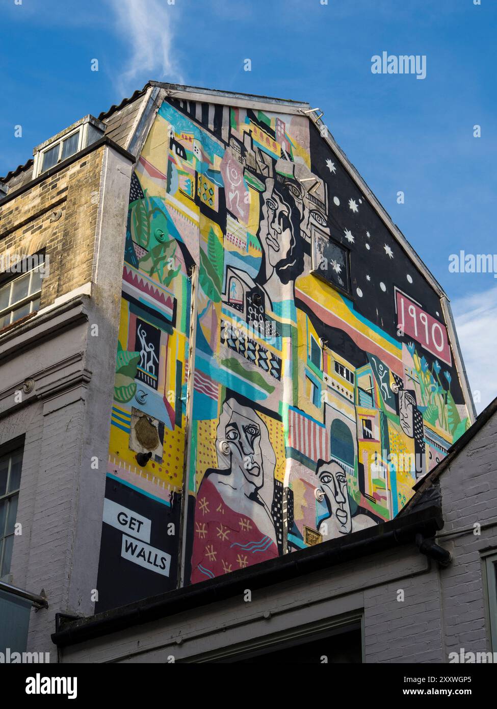 Public Mural, Street Art, by, Anmar Miza, part of Get Walls, Norwich ...