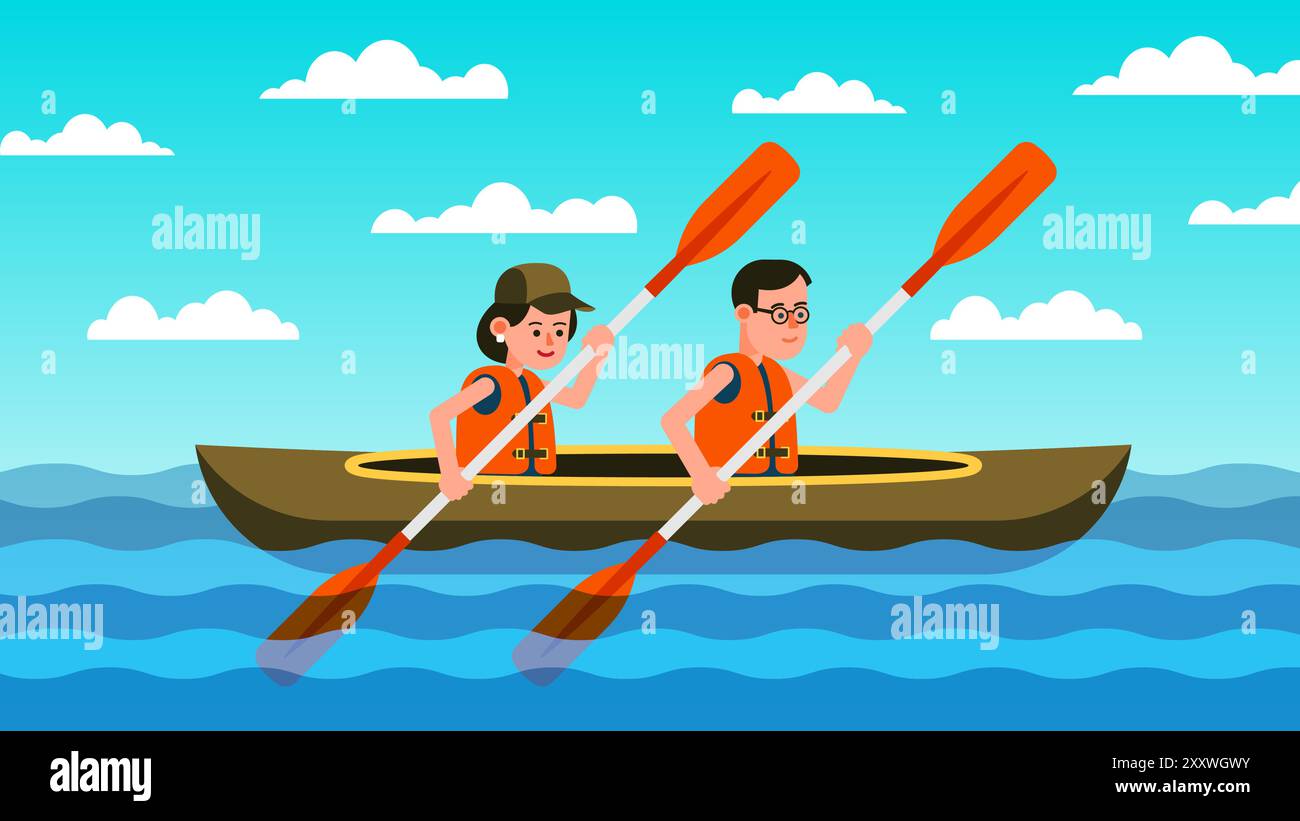 Sailing teamwork Stock Vector Images - Alamy