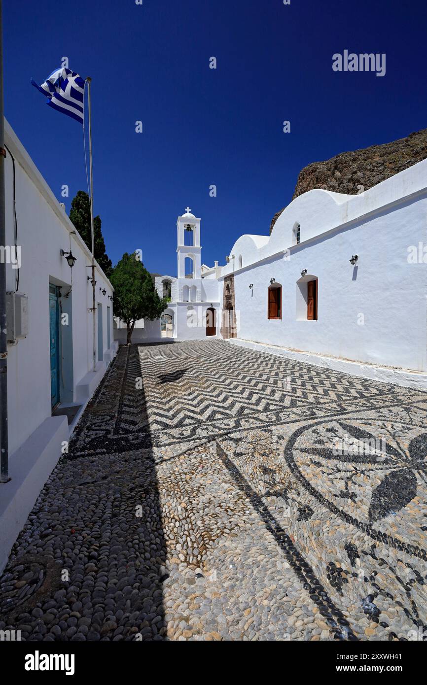 Aghia Triada Church, Megalo Horio, Tilos, Dodecanese islands, Southern ...