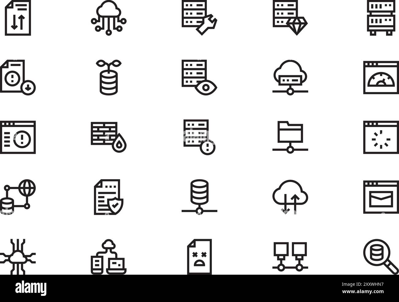 Database ports Stock Vector Images - Alamy