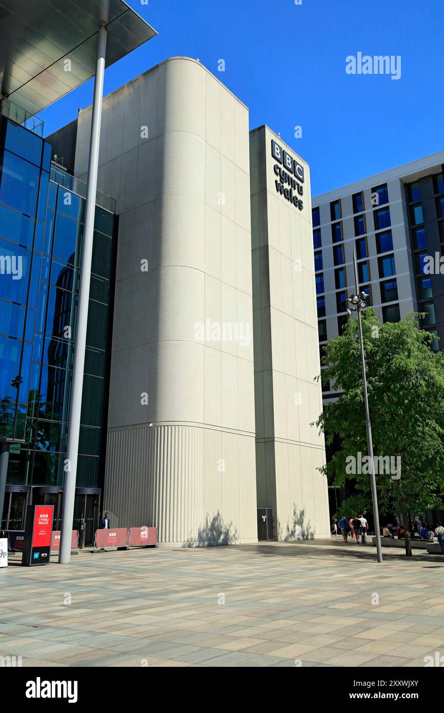 New BBC headquarters, Central Square, Cardiff, Wales Stock Photo - Alamy