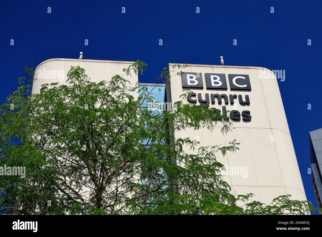 New BBC headquarters, Central Square, Cardiff, Wales Stock Photo - Alamy
