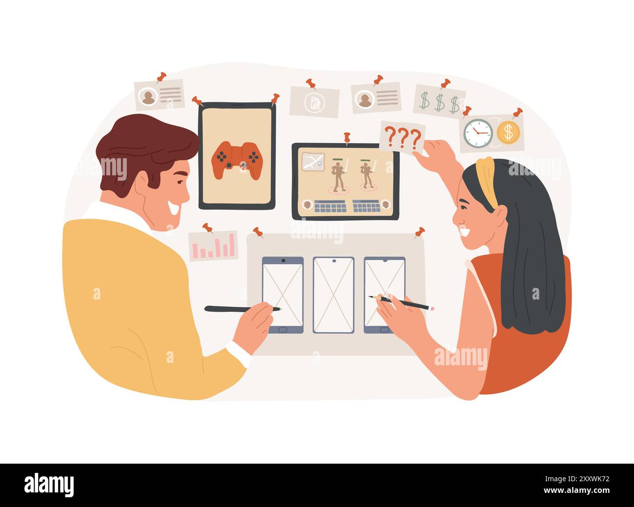 Game developers Stock Vector Images - Alamy
