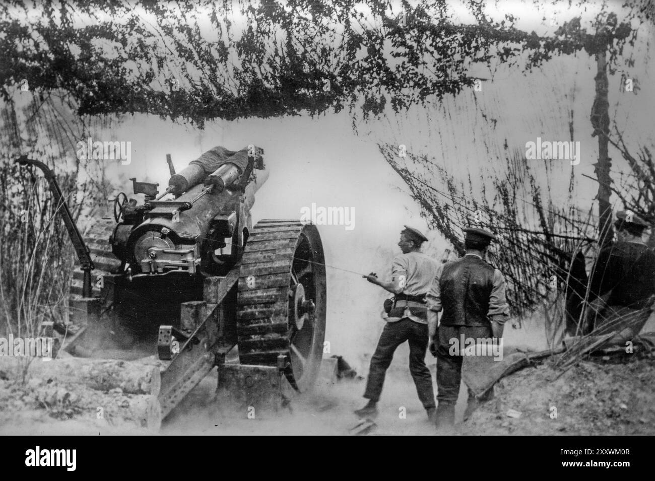 World war one british artillery gun hi-res stock photography and images ...