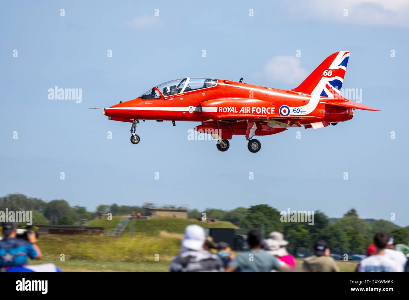 Royal Air Force - Red Arrows BAE Systems Hawk T.1A, arriving at RAF ...