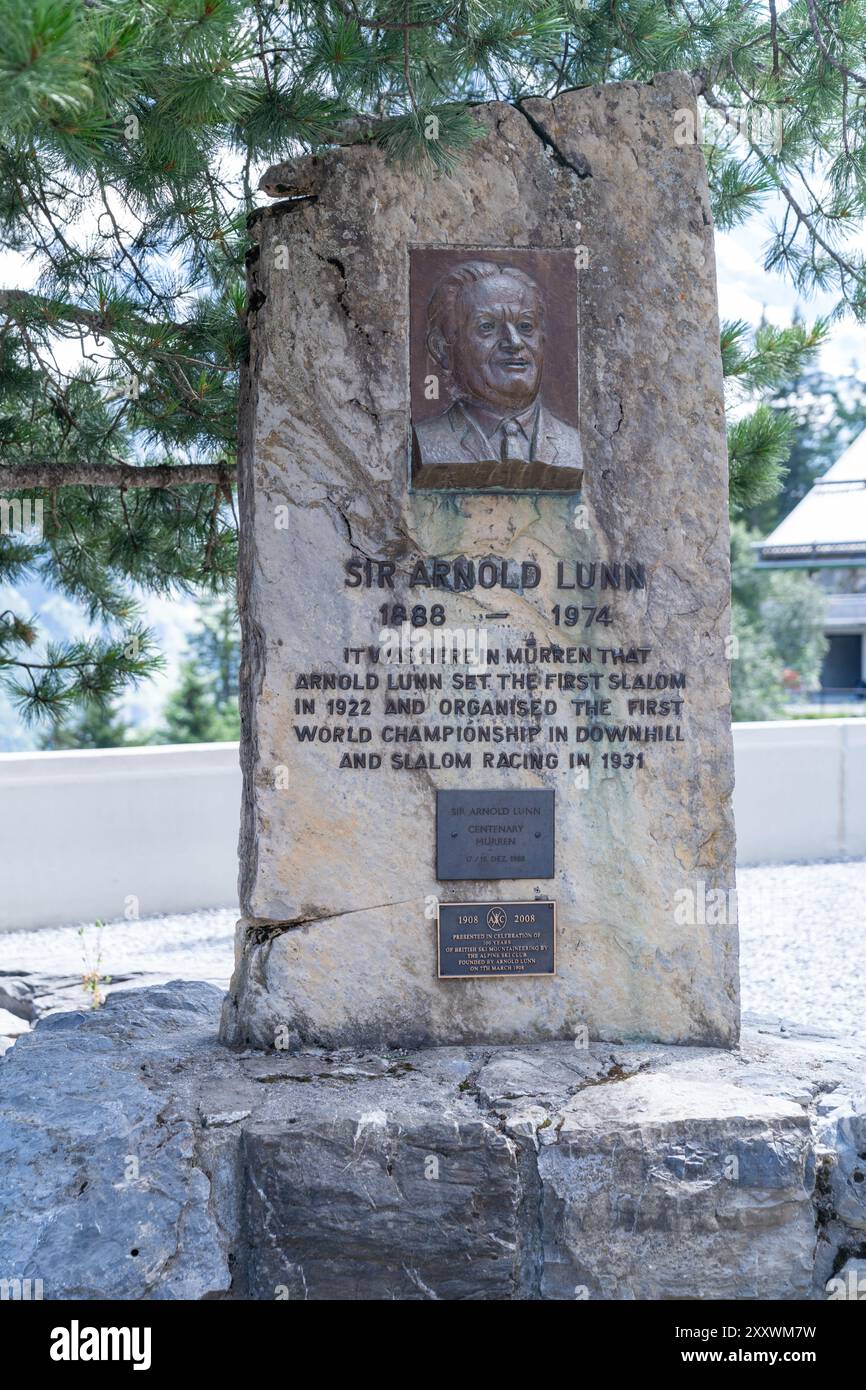 Sir arnold lunn memorial hi-res stock photography and images - Alamy