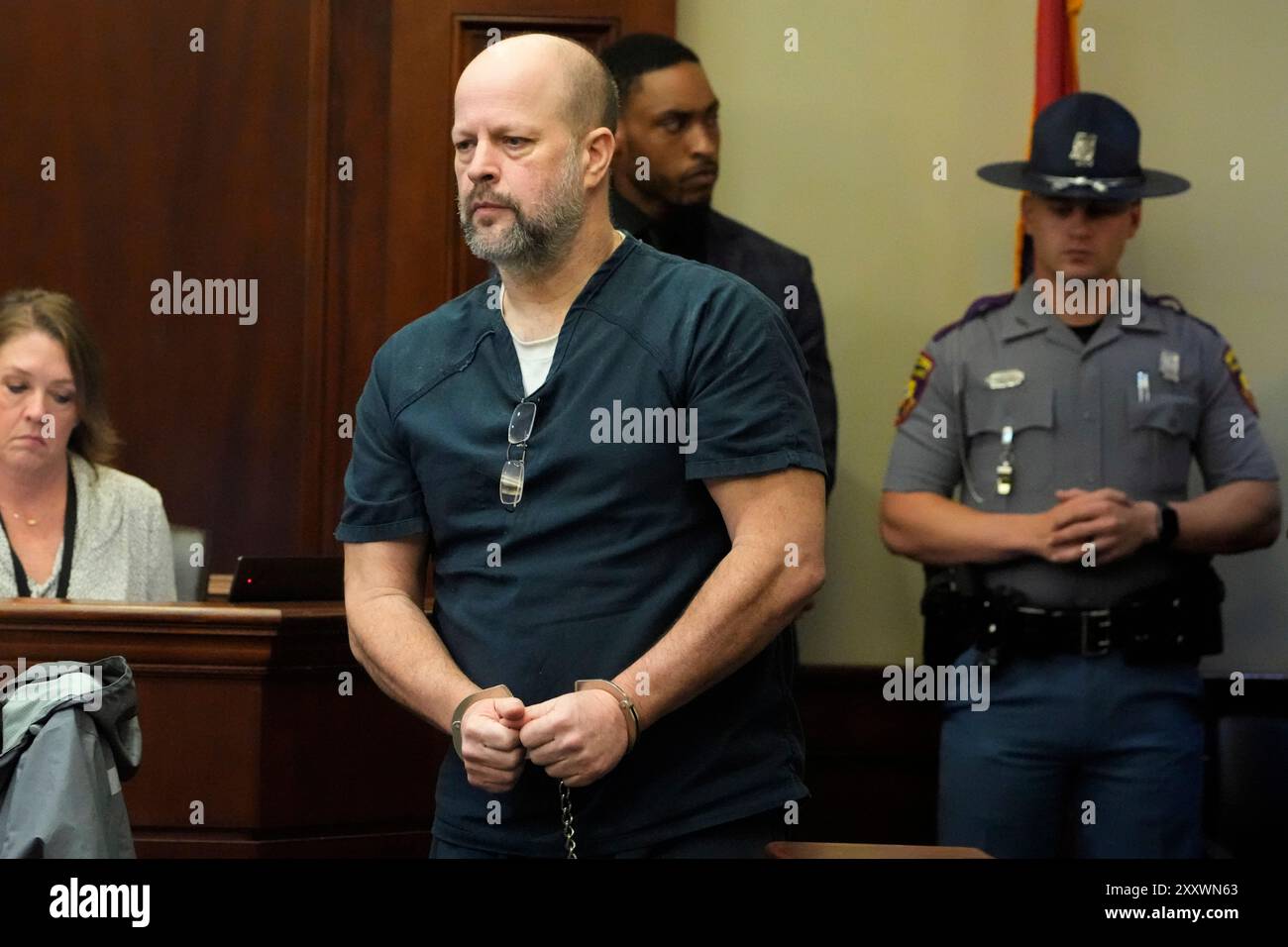 FILE - Brett McAlpin, one of six former Mississippi law enforcement ...