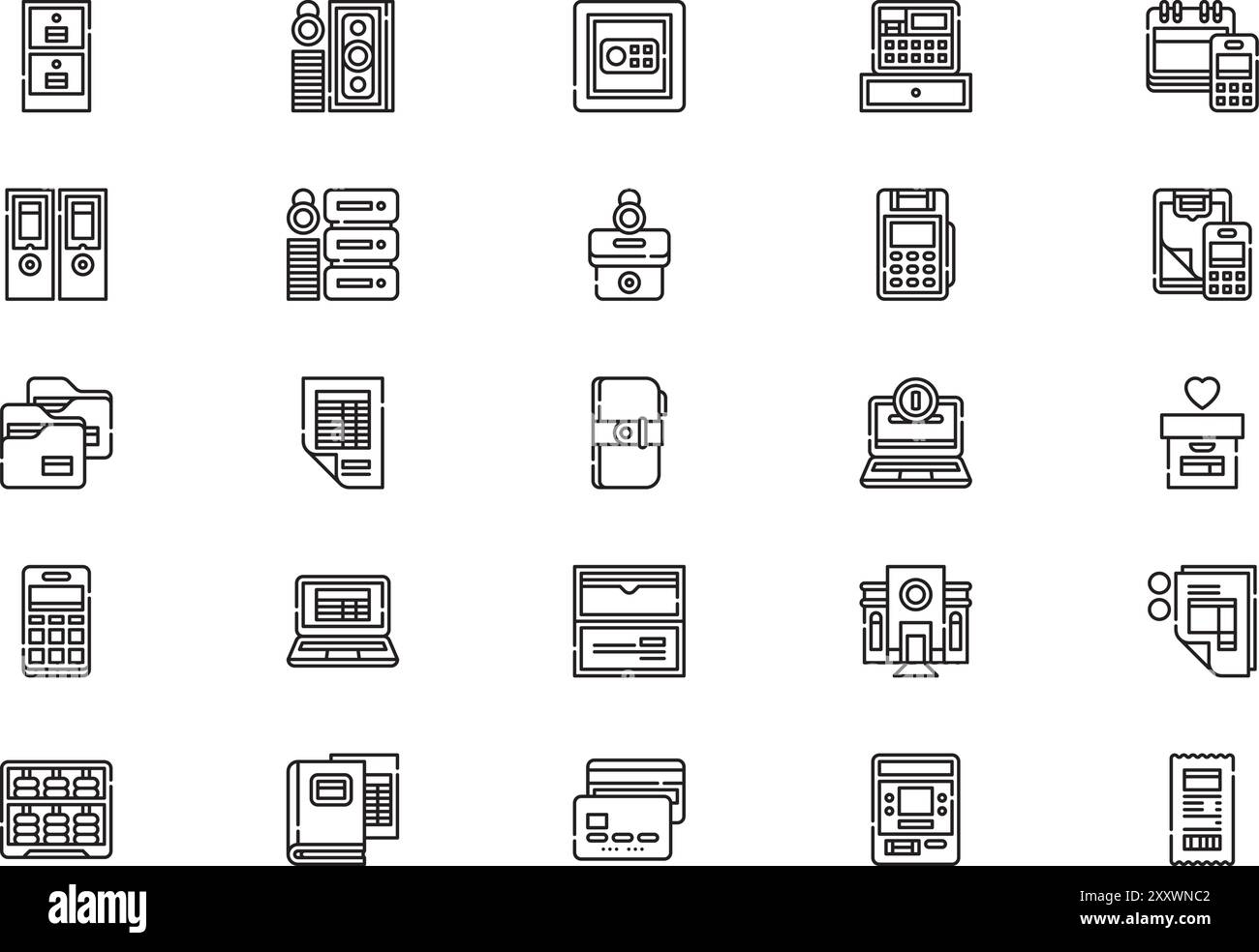 Digital filing cabinet Black and White Stock Photos & Images - Alamy