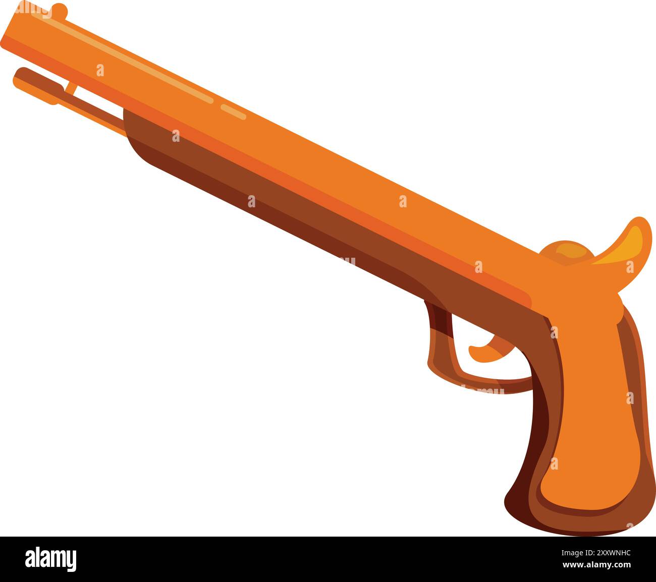 Antique flintlock pistol Stock Vector Images - Alamy