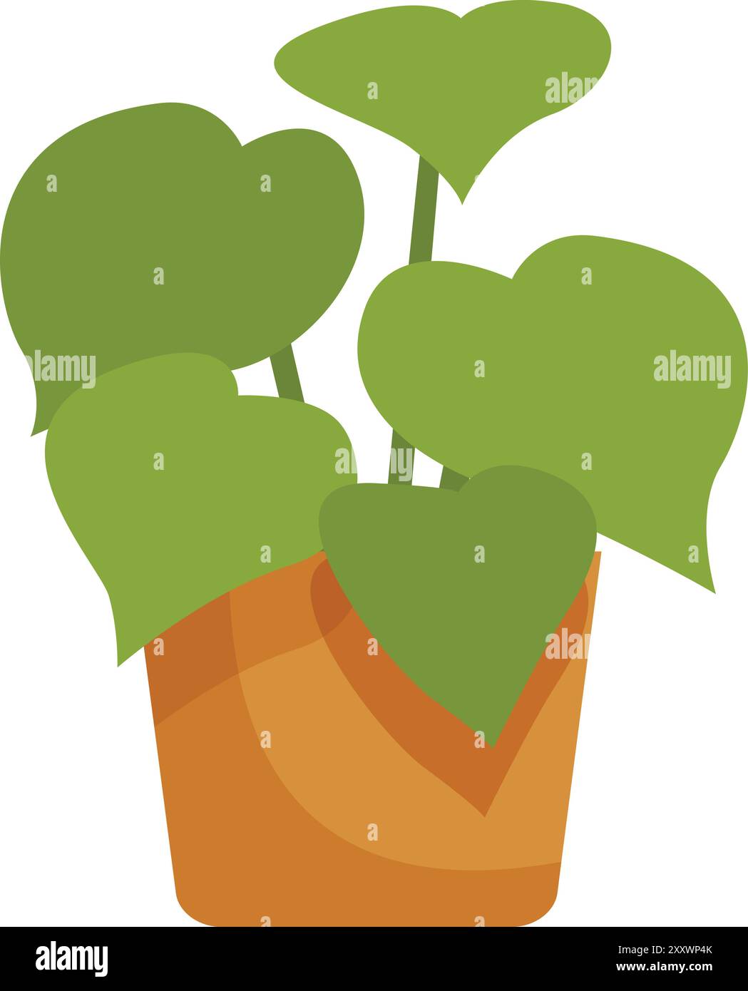 Green plant growing out of a broken pot, representing overcoming ...