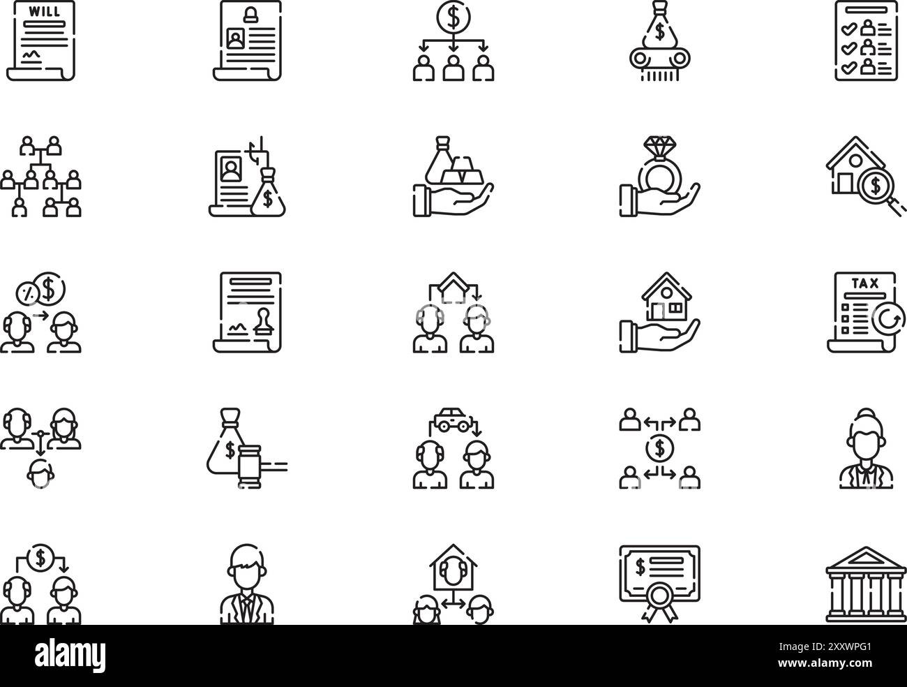 Inheritance family tree Black and White Stock Photos & Images - Alamy