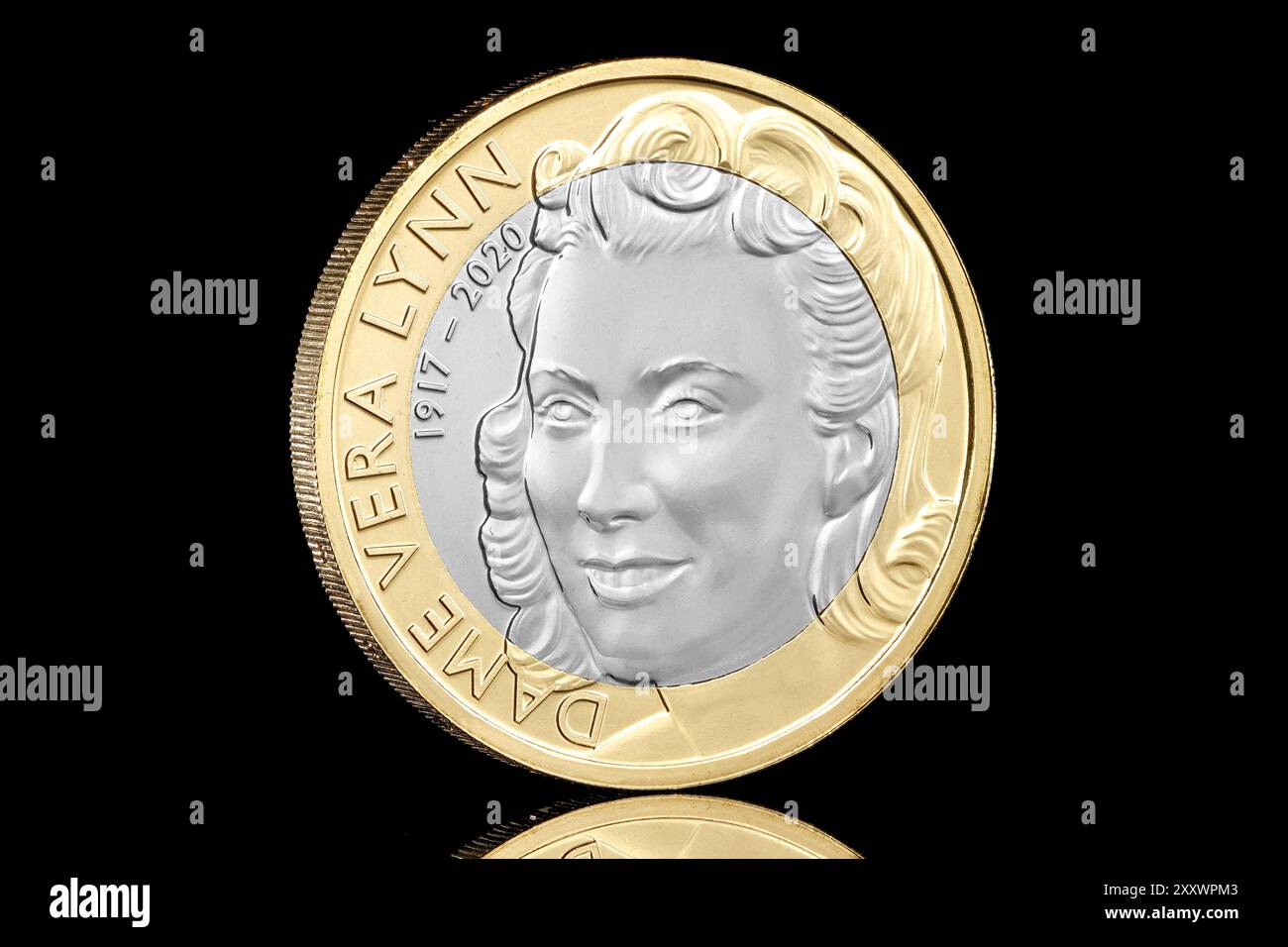 A United Kingdom £2 coin released by the Royal Mint to commemorate the ...