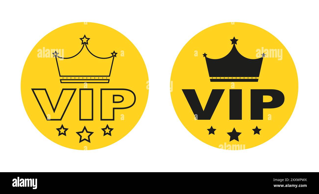 Vip crown icon hi-res stock photography and images - Alamy