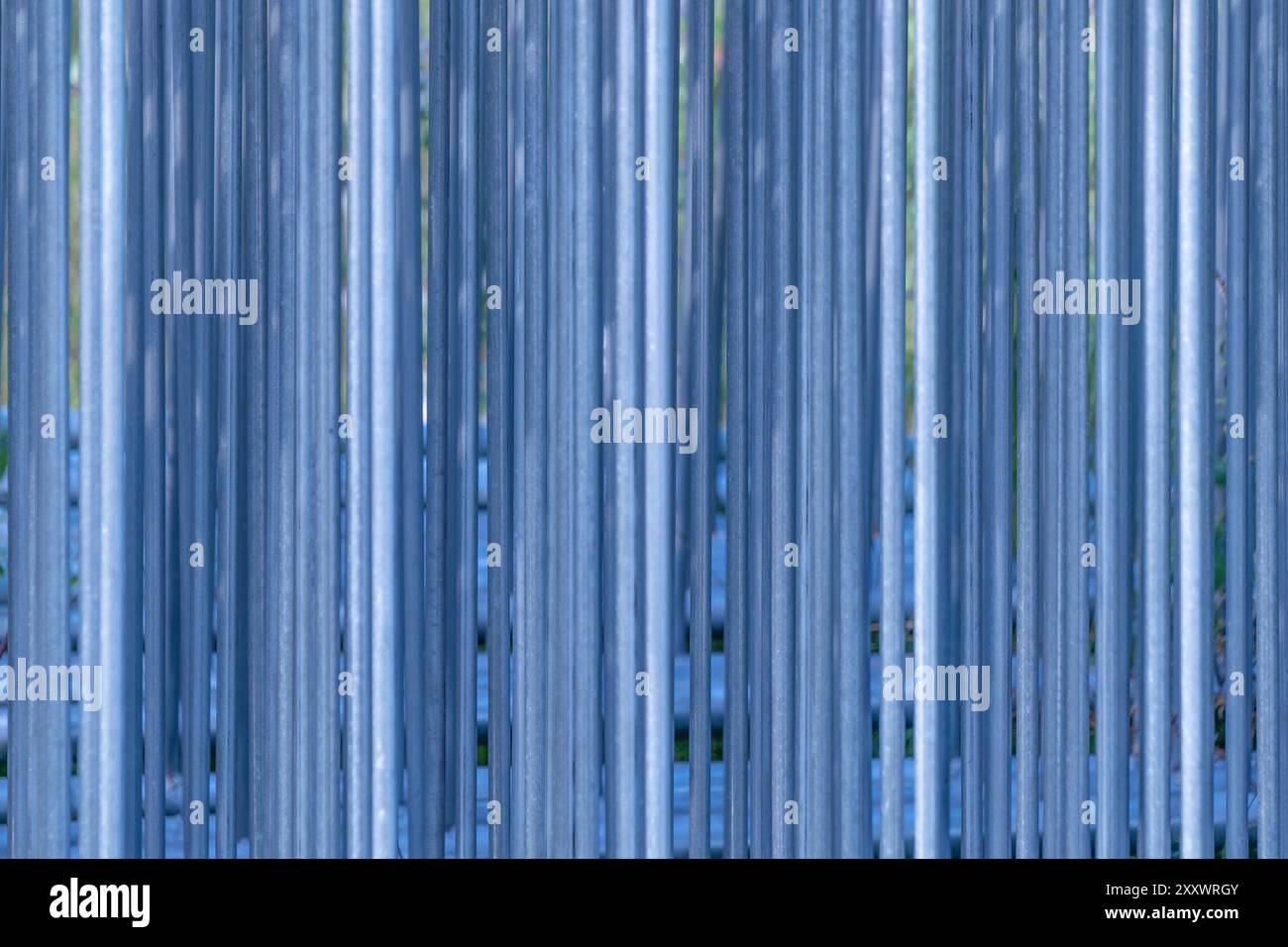 Metal fence. Vertical lines. Backgrounds and textures Stock Photo - Alamy