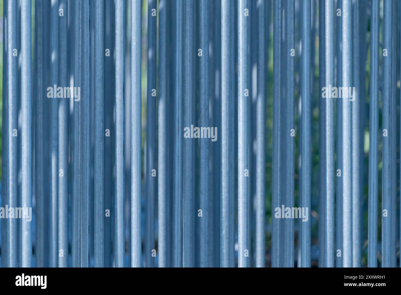Metal fence. Vertical lines. Backgrounds and textures Stock Photo - Alamy