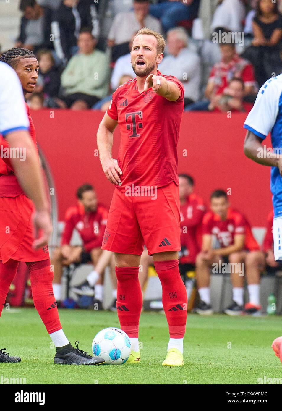 Munich, Germany. 20th Aug, 2024. Harry Kane, FCB 9 Michael Olise (FCB ...