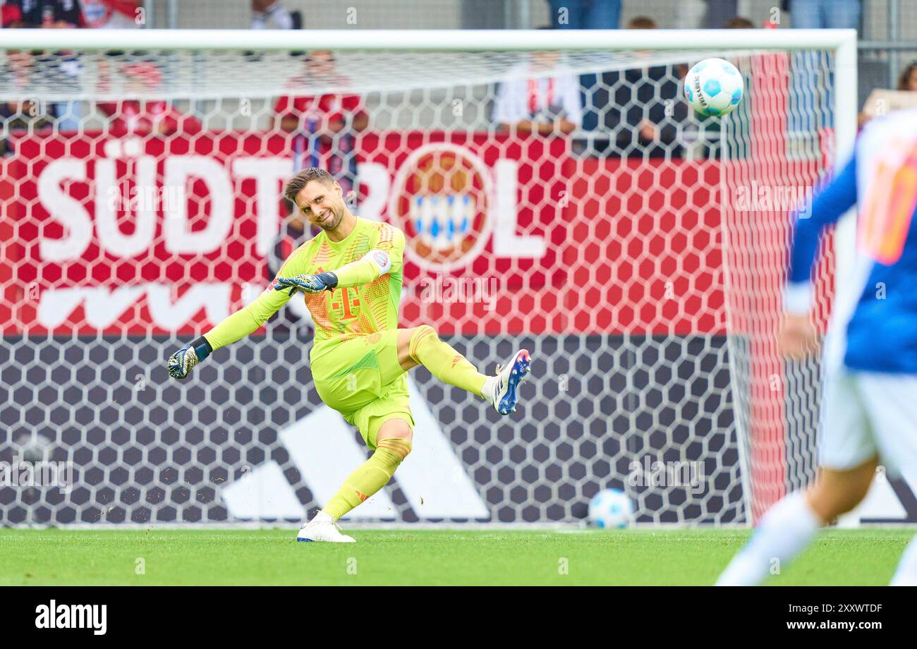 Munich, Germany. 20th Aug, 2024. Sven ULREICH, FCB 26 goalkeeper, at ...