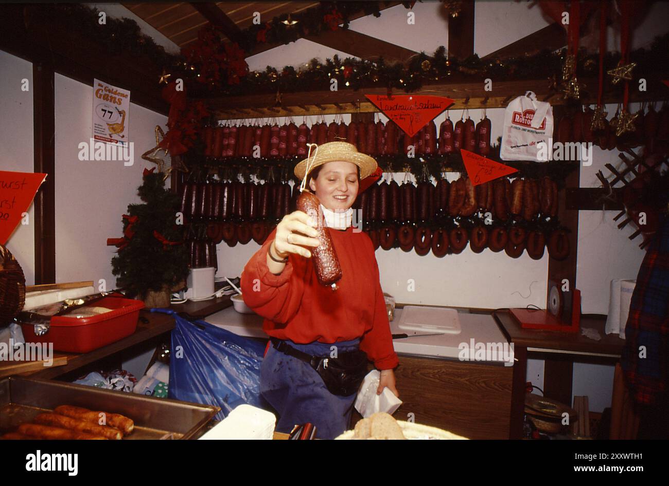 Rostock/grmany/Deutscheland/(Images from 1998 )german food shoppers at ...