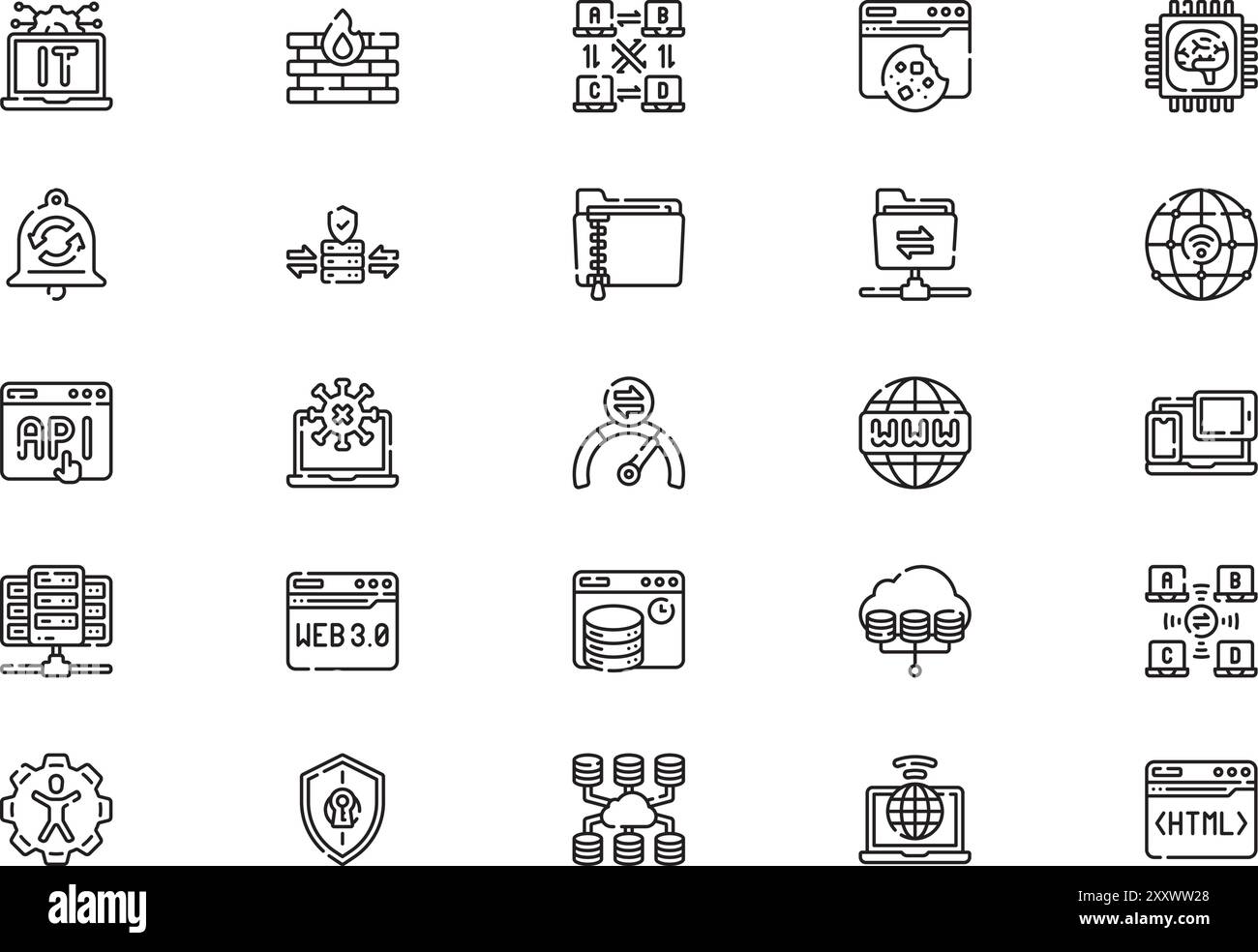 Information technology Black and White Stock Photos & Images - Alamy