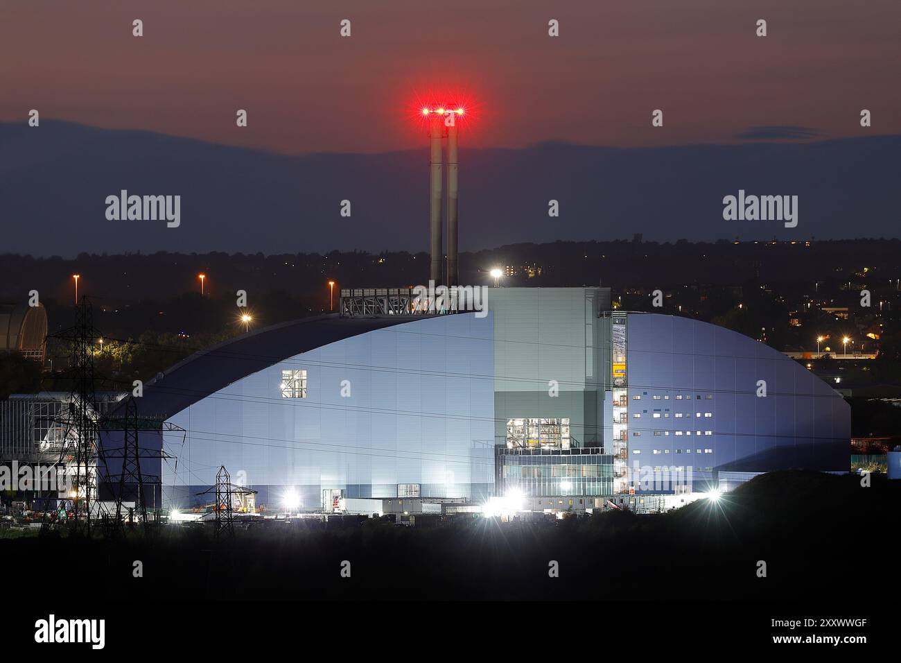 The Enfinium Energy From Waste Incinerator under construction at ...